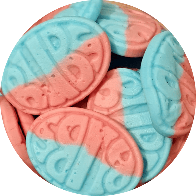 BUBS Raspberry & Blueberry Foam Sweets - DG Sweets 'n' Treats : THE ...
