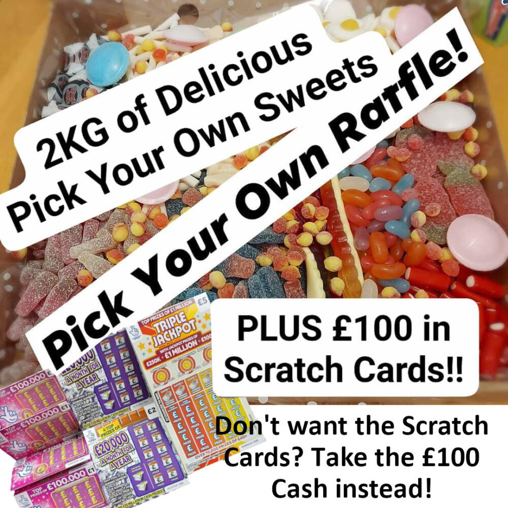 £100 Scratchcards & 2KG PYO Sweets #1 - DG Sweets 'n' Treats : THE ...